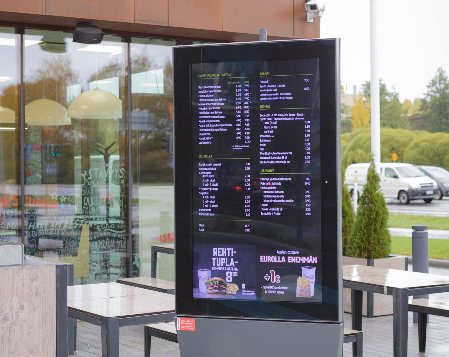 Case Hesburger | ZetaDisplay Finland